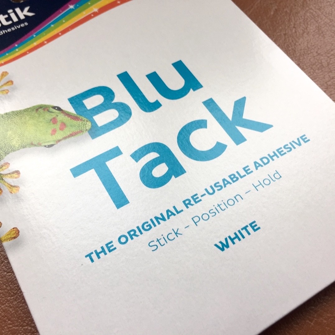 Bostik Blu Tack Blutack Original Reusable Adhesive Handy Wallet Size In ...