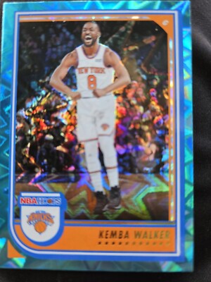 KEMBA WALKER TEAL EXPLOSION 2022-23 Panini NBA Hoops New York Knicks ...