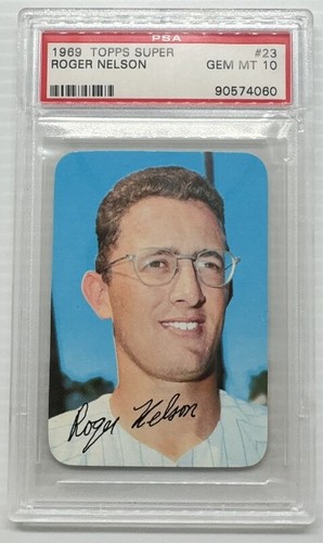 1969 Topps Super Roger Nelson #23 PSA 10 GEM MINT Royals | eBay