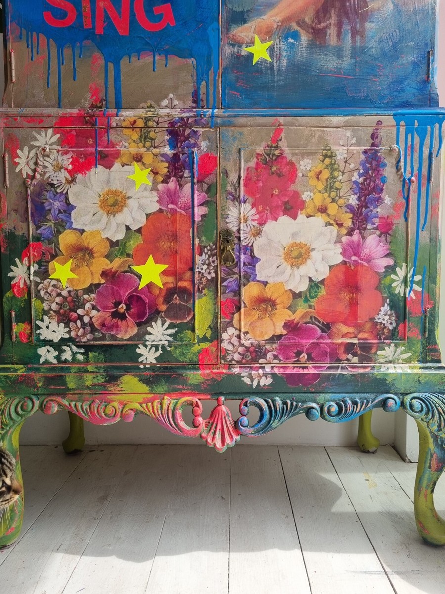 Funky Painted Cabinets 10 Kitchen Cabinet Makeover Ideas