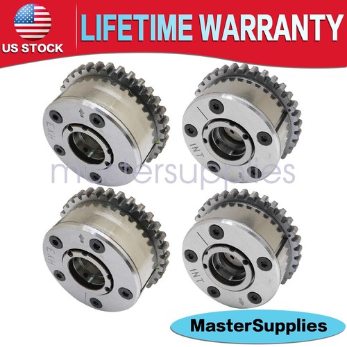 4Pcs Camshaft Phaser Inlet & Outlet For Maserati Quattroporte Ghibli S ...