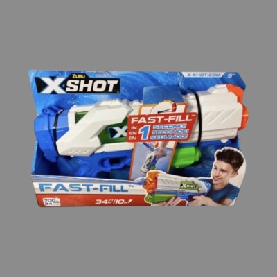 Zuru X Shot Water Gun Fast Fill Blaster Water Soaker Backyard New ...