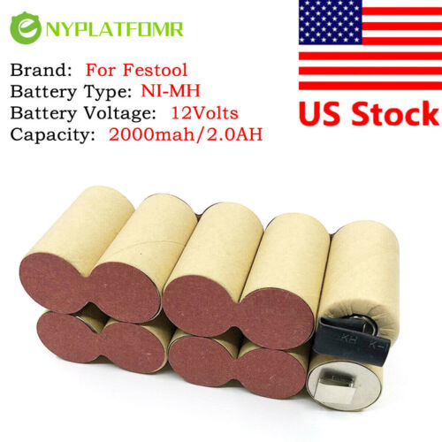 Soldering required For Festool 12V battery BPS12 TDK12 C12 and C12 ...