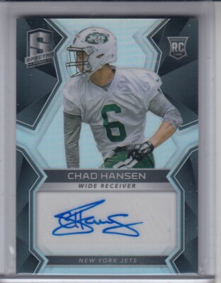 CHAD HANSEN 2017 Panini Spectra Autograph #197 RC 67/99 Jets | eBay