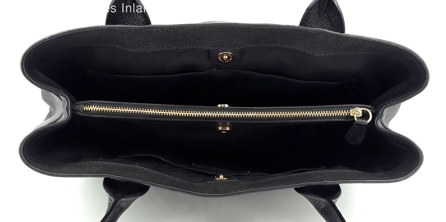 COACH Casey F31475 Signature Canvas Black/Dark Brown … - Gem