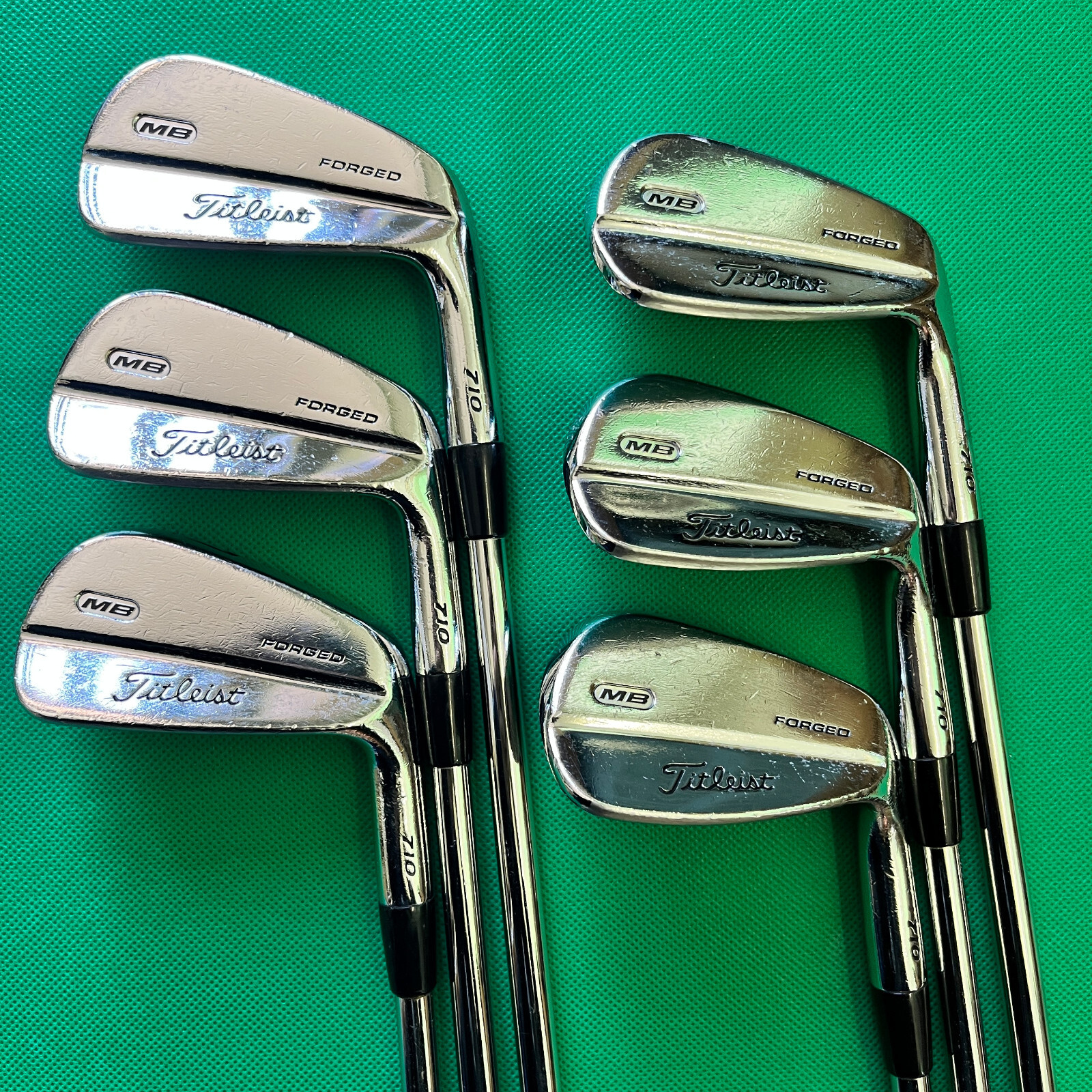 Titleist MB 710 Iron Set 6pcs 5-Pw Flex S Stiff Dynamic Gold S200 Right ...