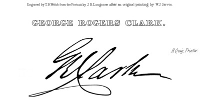 George Rogers Clark Signature