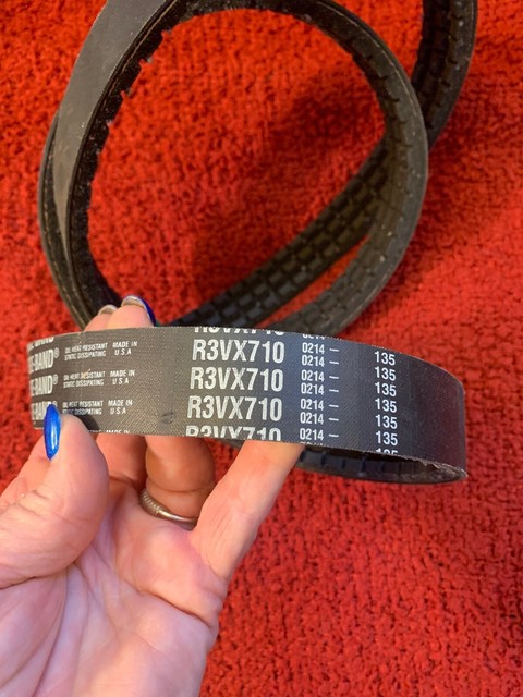 5/3VX710 Carlisle Power Wedge Banded Cogged V Belt. (5R3VX710. R3VX710 ...