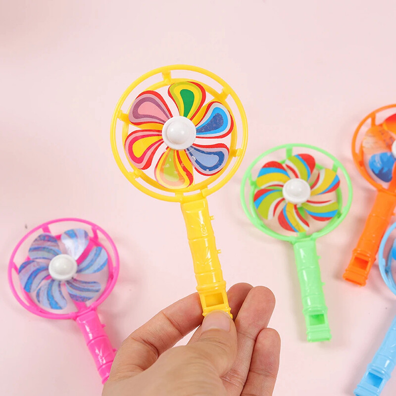 10Pcs Cute Whistling Pinwheel Noisemaker Bulk Toys For Kids Birthday ...