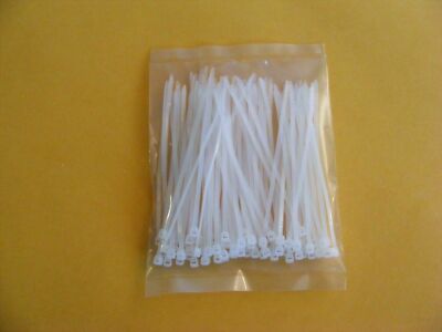Panduit PLT.6SM-M submicro micro mini cable ties zip ties WHITE Lot 25 ...