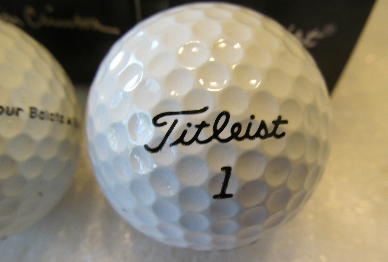 3 OFFICIAL BILL CLINTON PRESIDENTIAL GOLF BALLS-EACH BOXED AND A GIFT ...