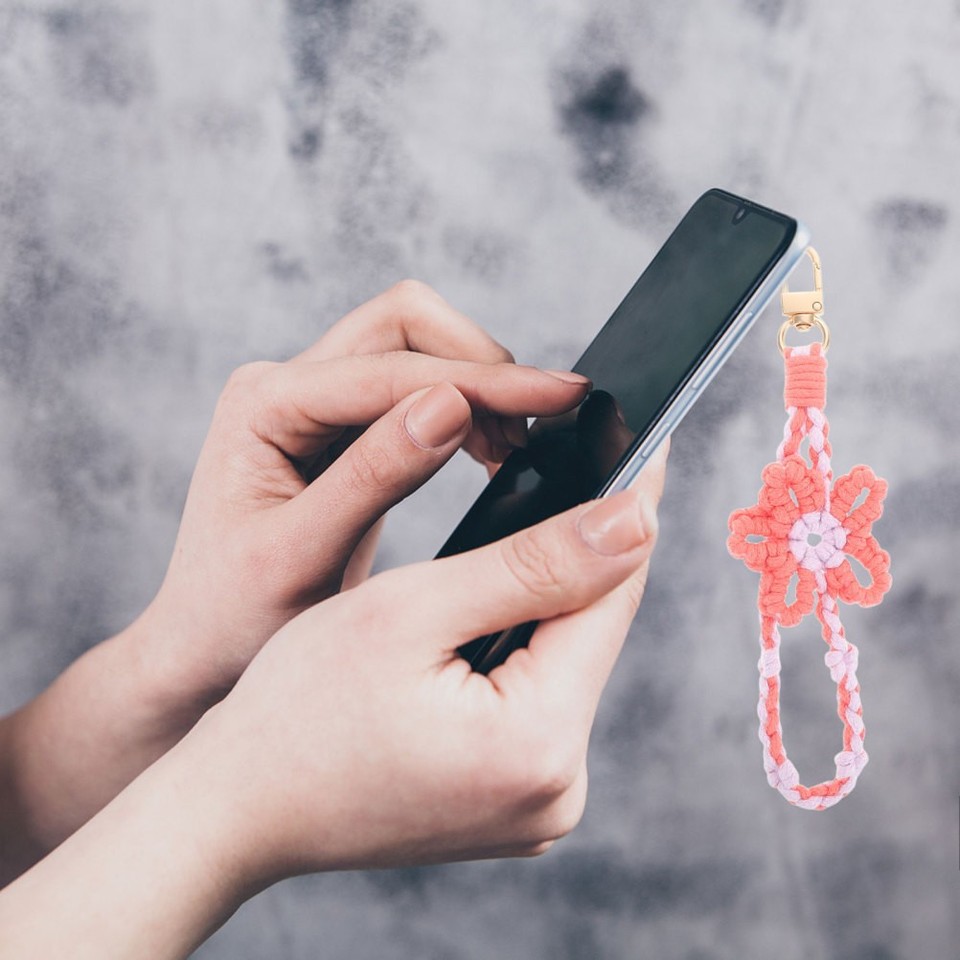 Cell Phone Chain Mobile Pendant Decoration Wrist Strap Carrier for ...