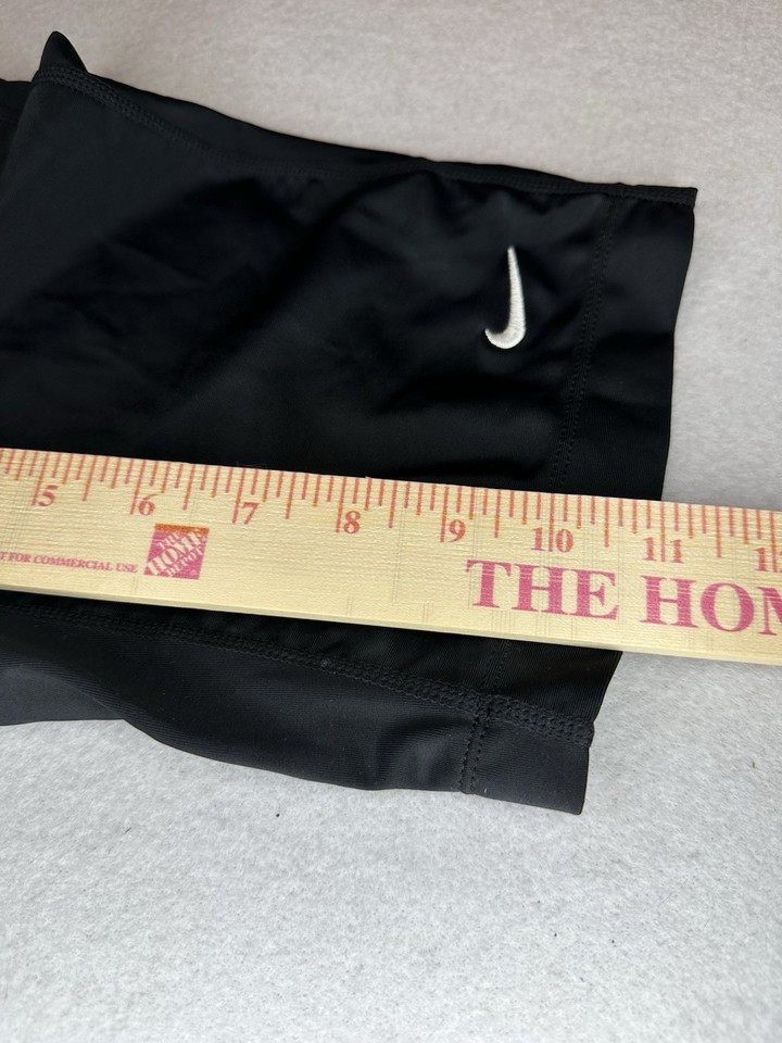 Nike Swim Mens Size 34 Hydra Solid Jammer Black Swoosh 11" NWT Athletic ...