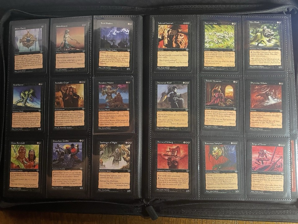 MTG Mirage Complete Set LP- Lion’s Eye Diamond and Phyrexian ...