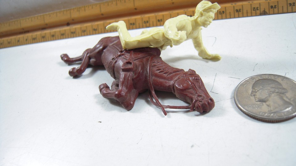 Marx Civil War Dead Horse and Rider | eBay