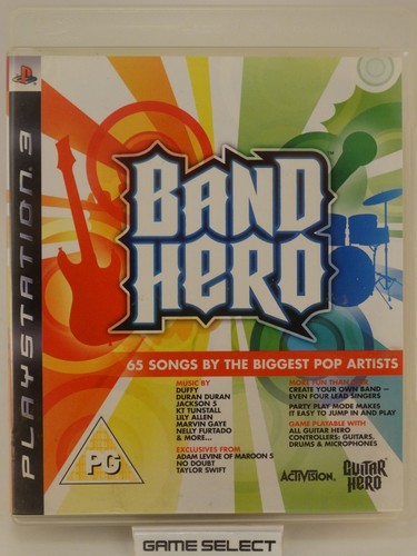 BAND HERO GUITAR SONY PS3 PLAYSTATION 3 PAL ESP ORIGINALE COMPLET ...