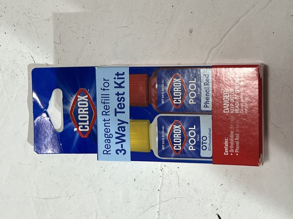 Clorox Pool Reagent Refill 3-Way Test Kit NIB BULK UNIT LOT ...