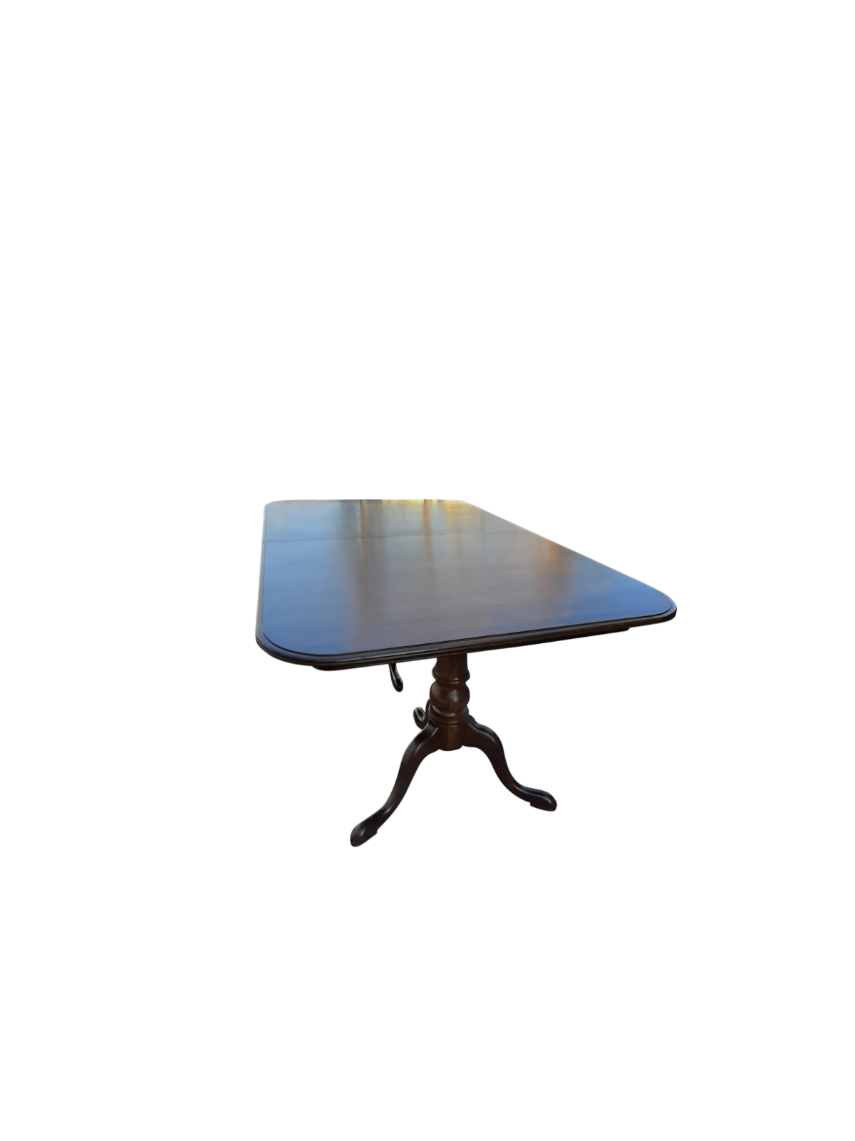 ETHAN ALLEN GEORGIAN COURT DINING TABLE - SOLID CHERRY PEDESTAL TABLE ...