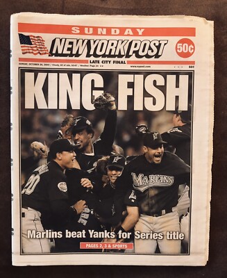 New York Post Newspaper October 26,2003-Ads-Stories-GC | eBay