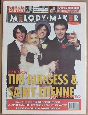 Melody Maker v69 Issue 50 Dec 11 1993 TIM BURGESS ST ETIENNE Carter USM ...