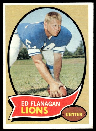1970 TOPPS ED FLANAGAN RC DETROIT LIONS #11F | eBay