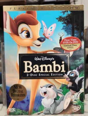 Bambi (DVD, 2005, 2-Disc Set, Special Edition/Platinum Edition ...