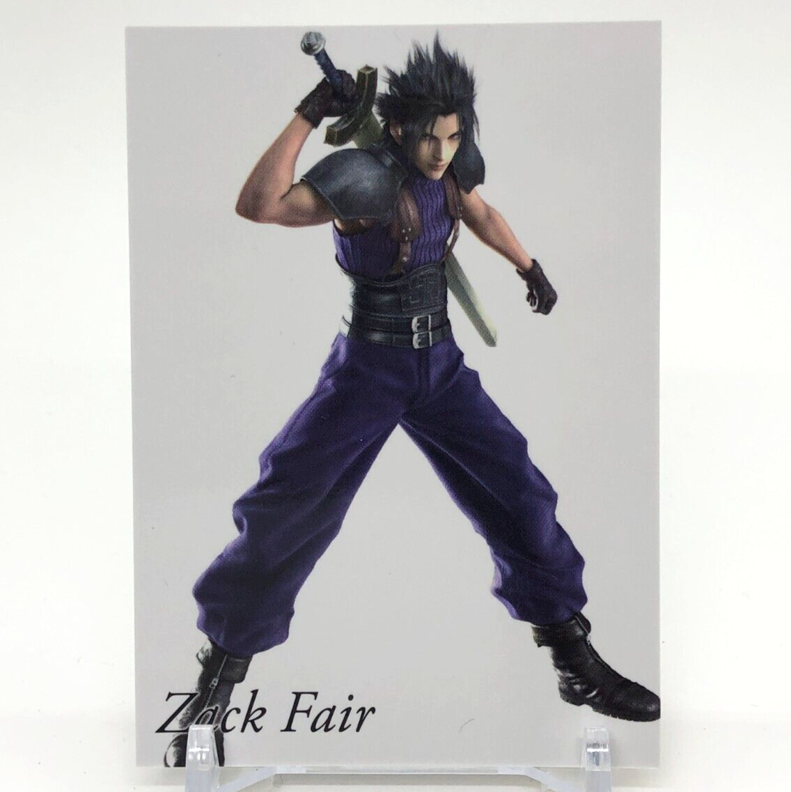 Zack Fair Final Fantasy VII Art Museum Card TCG Japanese Game Square ...