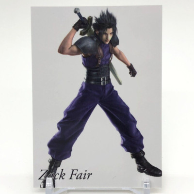 Zack Fair Final Fantasy VII Art Museum Card TCG Japanese Game Square ...