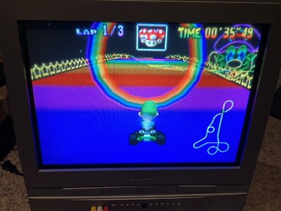 Vintage dvd Player Television Combo SV2000 Flat CRT TV Retro Gaming ...