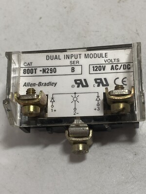 ALLEN BRADLEY 800T-N290 POWER MODULE 120VAC/DC SERIES B NNB | eBay