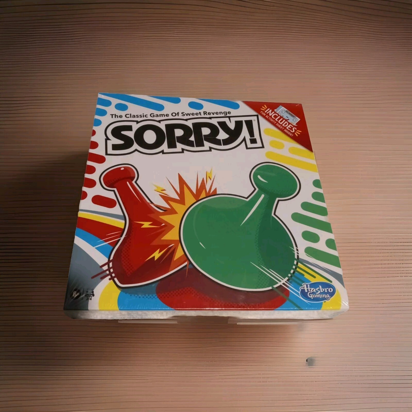 Sorry! Hasbro Gaming Classic Board Game of Sweet Revenge Family Fun New ...