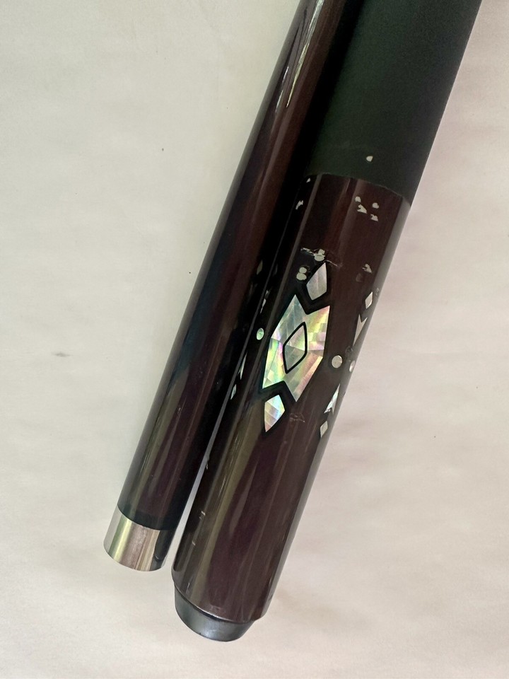 Sportcraft 58" Titanium Pool Stick with Beautiful Holographic Inlay ...