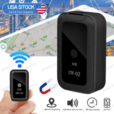 DW02 Magnetic Mini Car GPS Tracker Elderly Pet Anti-lost Tracking ...