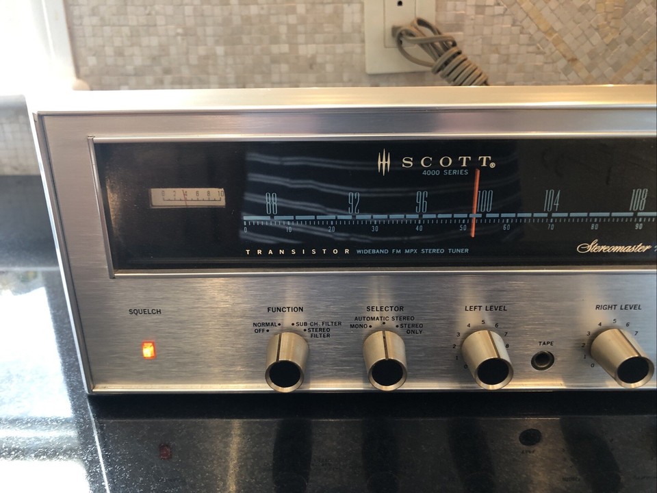 Scott Stereomaster 4312 4000 Series Transistor FM MPX Stereo Receiver ...