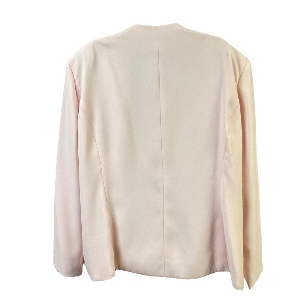 Karen Miller Womens Evening Jacket Pink Shoulder Pads Embroidered Plus ...