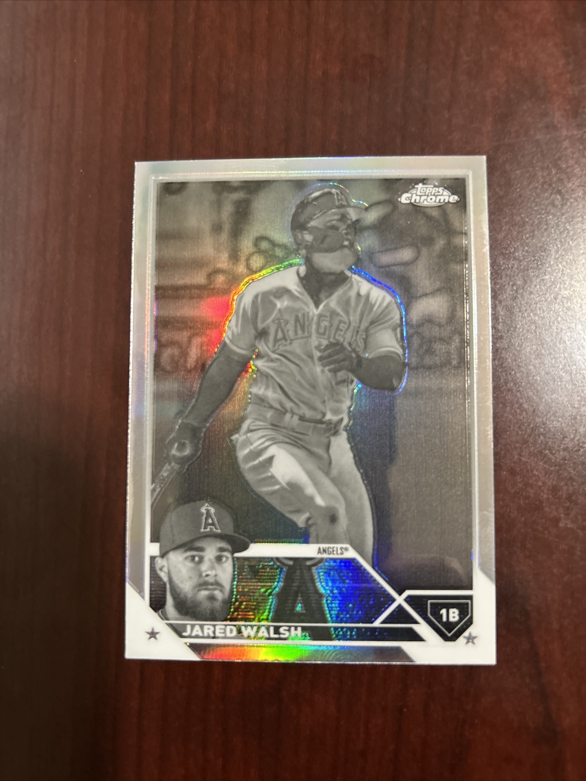 2023 Topps Chrome Negative Refractor #89 Jared Walsh - Los Angeles ...