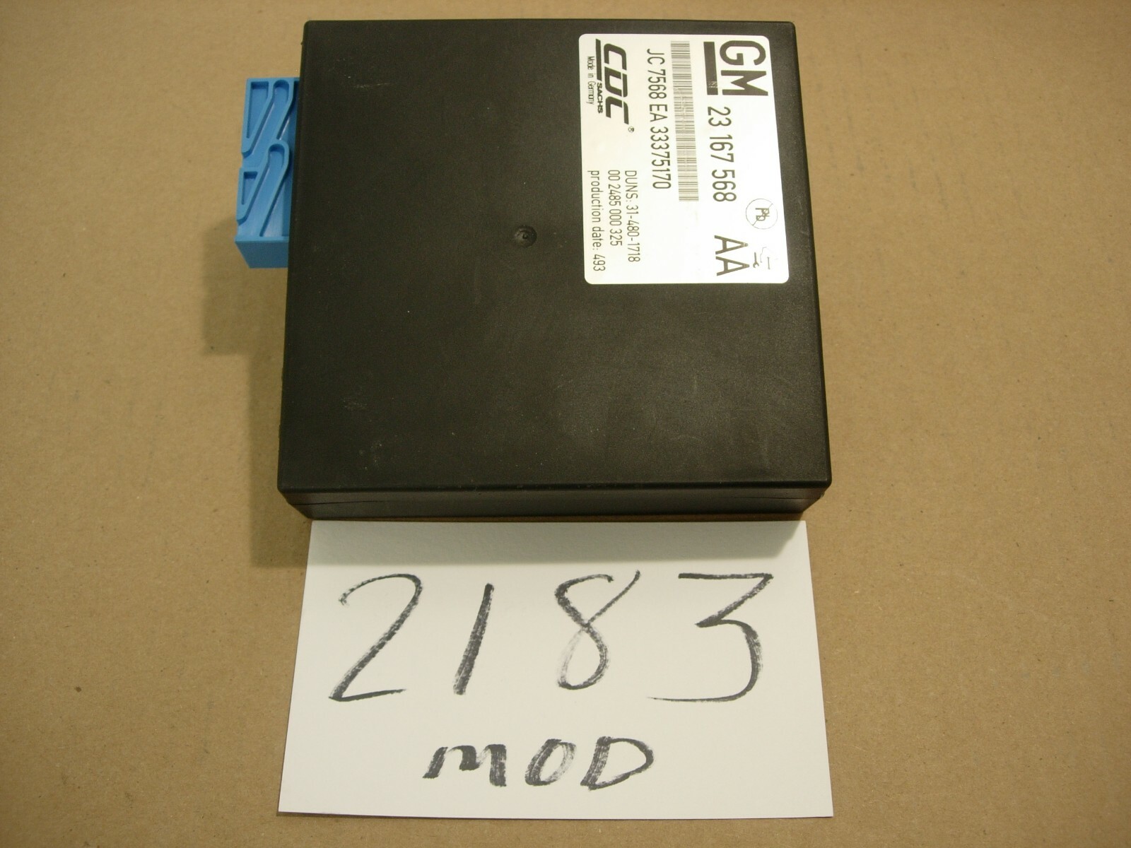 2014 2015 2016 2017 Buick Regal Ride Control Module Computer #2183-MOD ...