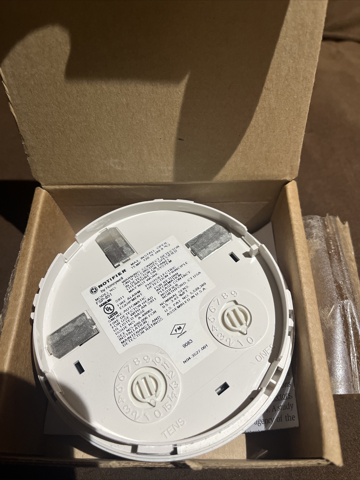 Notifier FSP-851 Photoelectric Smoke Detector for sale online | eBay