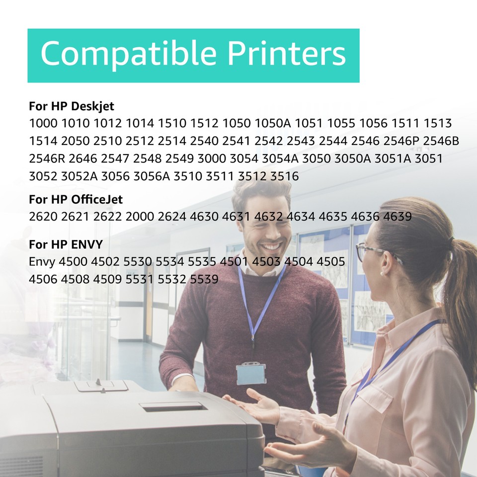 61XL Ink Cartridge pk for HP 61 XL ENVY 4500 4505 5530 5531 5535 ...