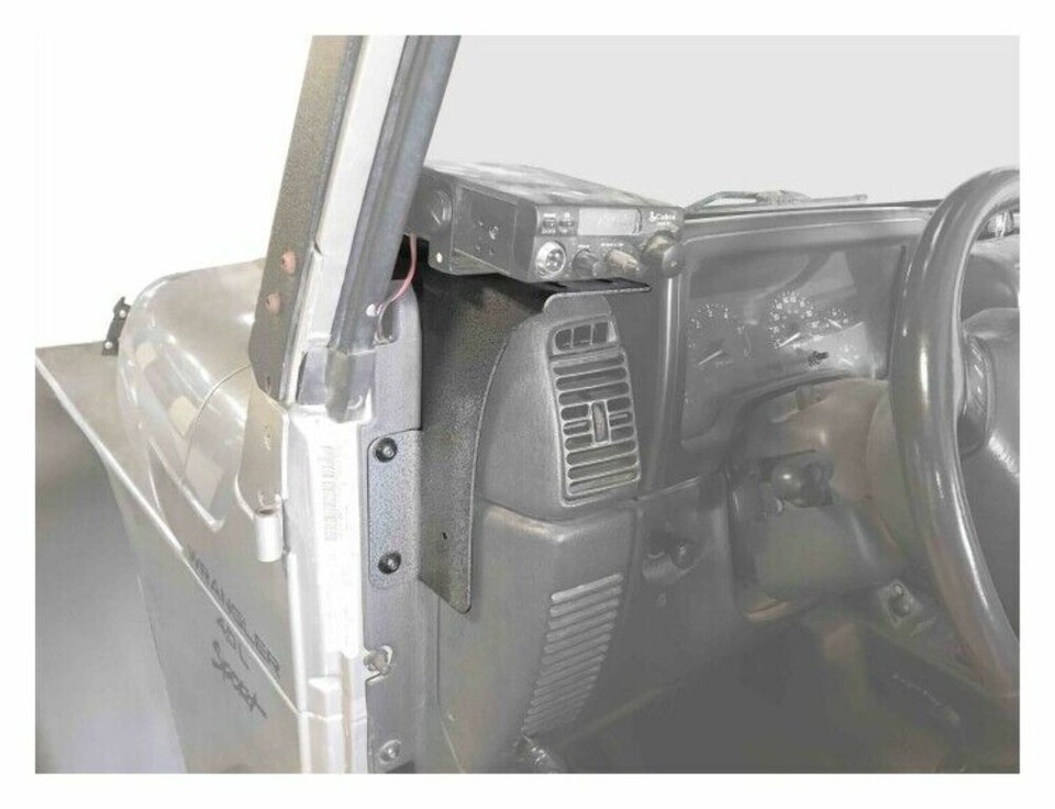 Steinjager CB Radio Dash Mount Bracket-Sinbad Purple for Wrangler TJ ...