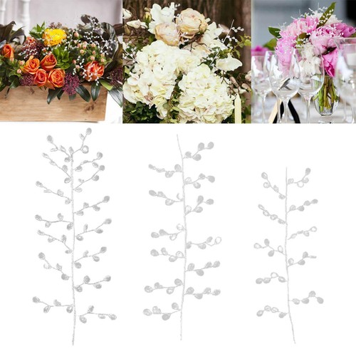 Acrylic Crystal Bead String Romantic Flower Branches for Christmas ...