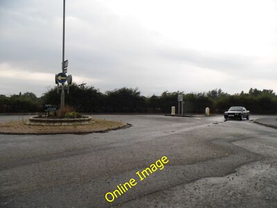 Photo 6x4 Roundabout on Ten Acre Lane, Thorpe Egham c2013 | eBay UK