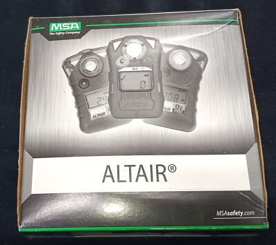 MSA SINGLE GAS DETECTOR OXYGEN MONITOR ALTAIR 02 10092523C 94718142138 ...