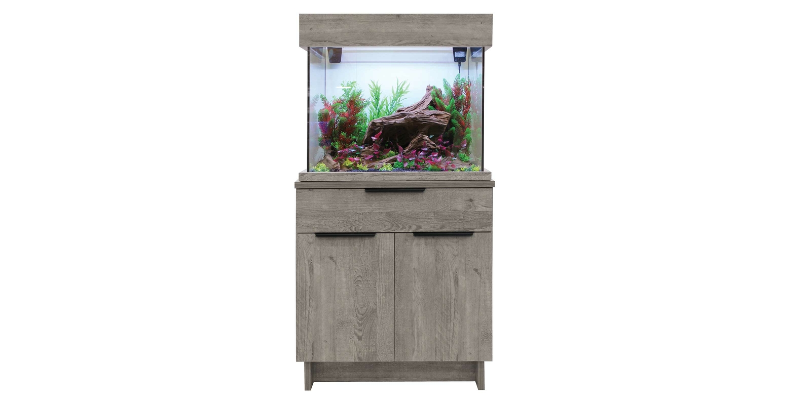 Oak Style Aquarium Fish Tank Cabinet AQUA ONE stand only | eBay UK