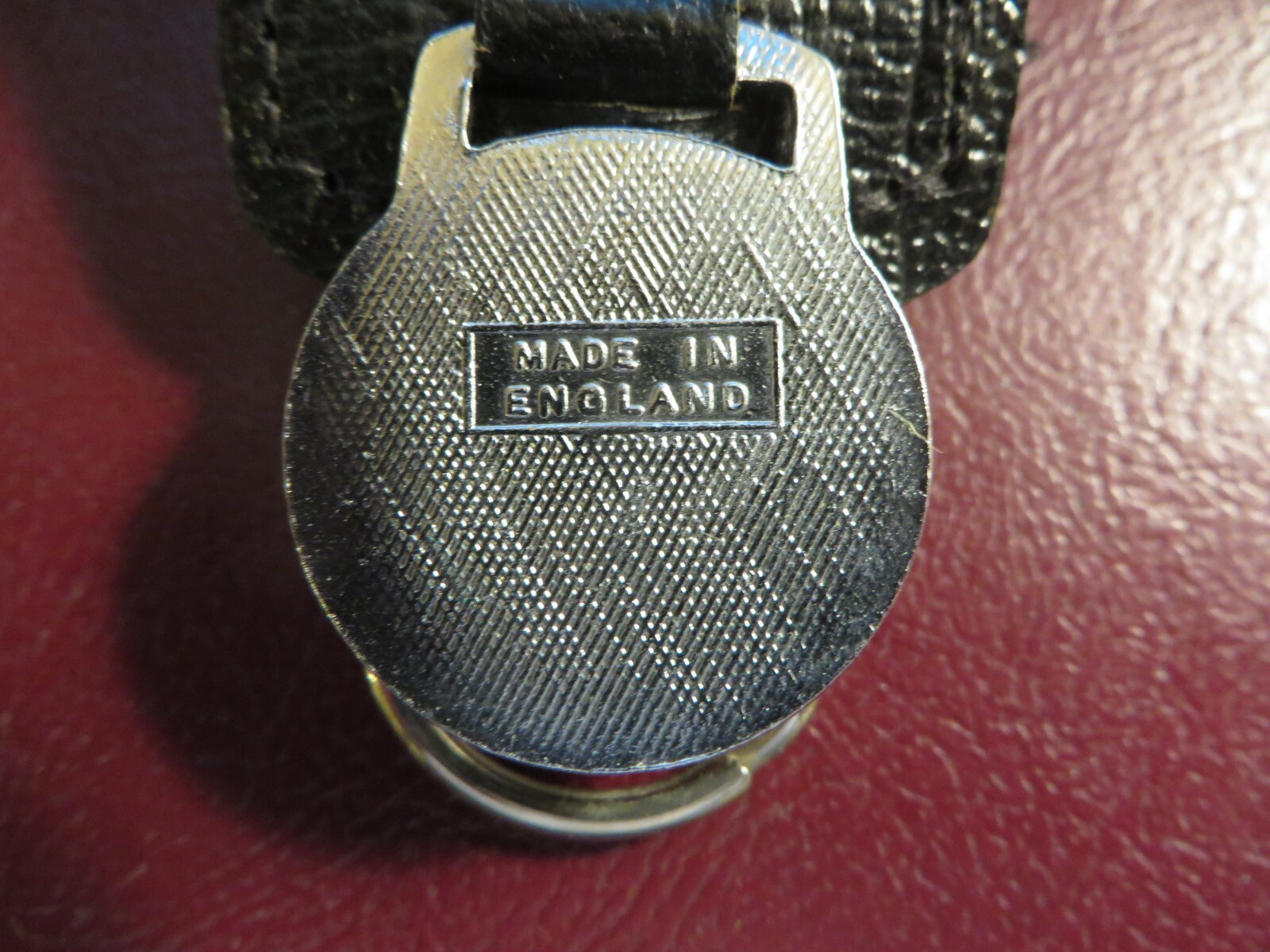 VINTAGE ORIGINAL NOS ENAMEL AND LEATHER VAUXHALL KEY FOB | eBay