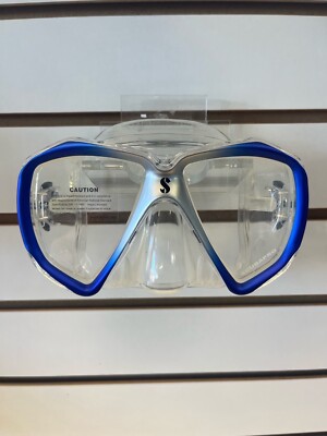 Retail: $109 New Scubapro Spectra Scuba Mask Blue/Silver/Clear | eBay
