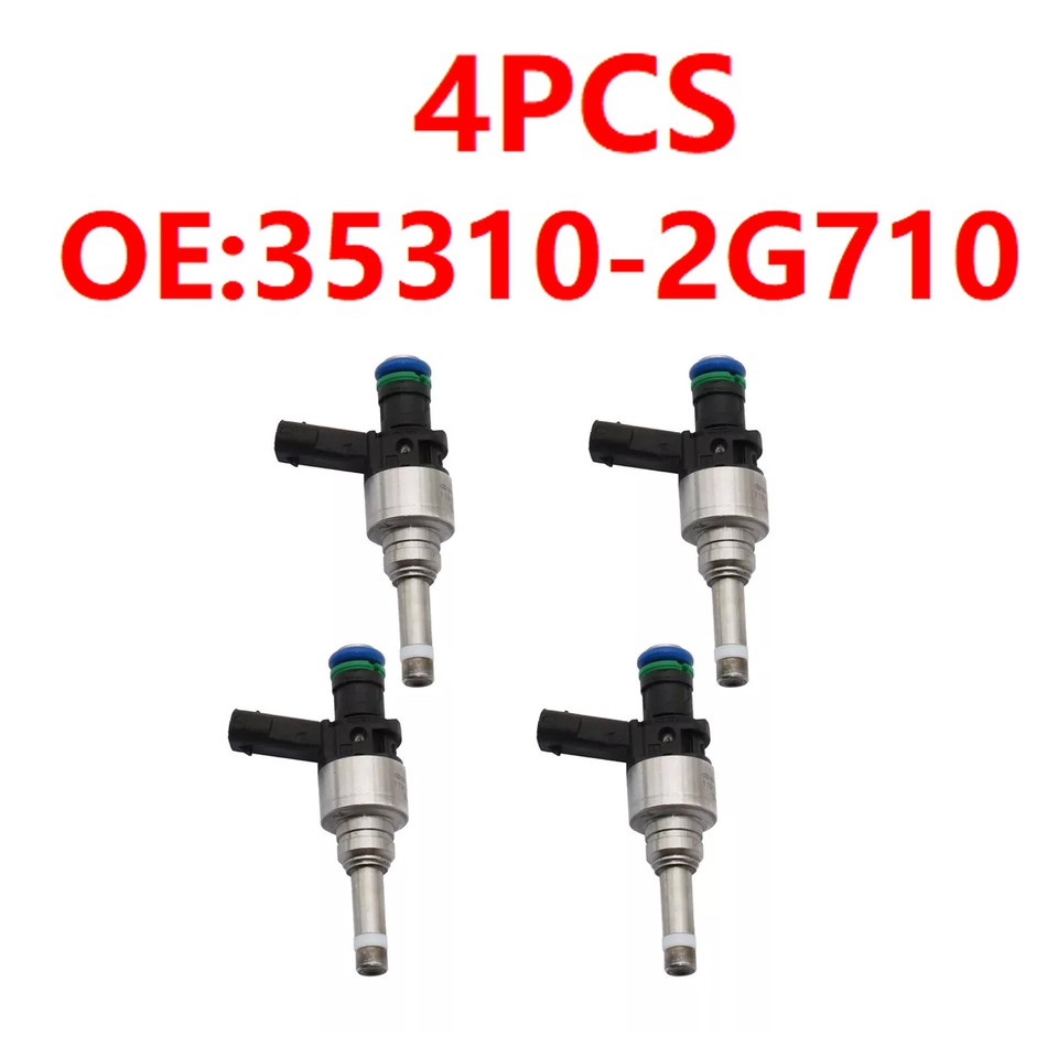 Fit for 2011-14 Hyundai Sonata 2.4L 35310-2G710 GDI Fuel Injector Set*4 ...