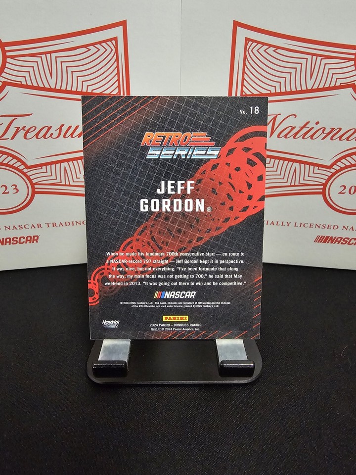 Jeff Gordon Gold Cracked Ice #5/10 Retro Series 2024 Donruss Racing | eBay