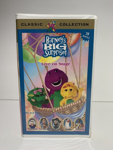 Barney's Big Surprise Live on Stage (1998) VHS Tape 45986020239| eBay