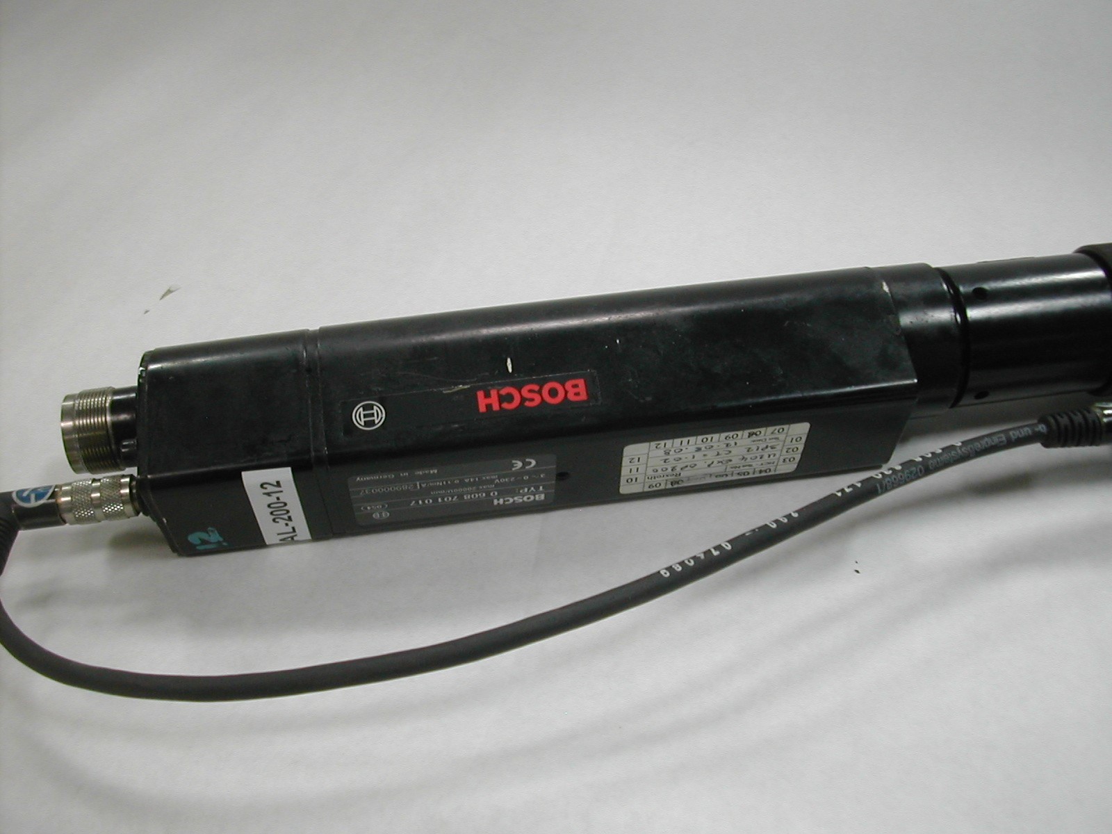 BOSCH REXROTH 0 608 701 017 NUTRUNNER W/ 720 039/ 820 102/ 800 064 USED ...